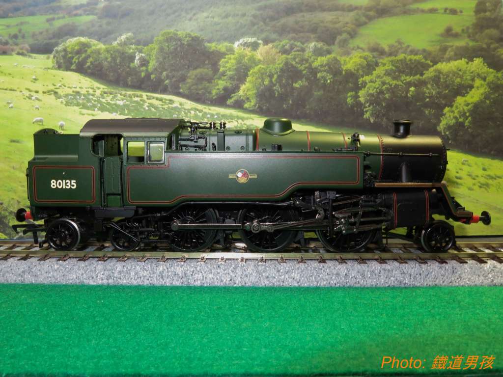 英國SL BR Standard Class 4 Tank (4MT) No. 80135 (Bachmann, OO Gauge, 32 ...